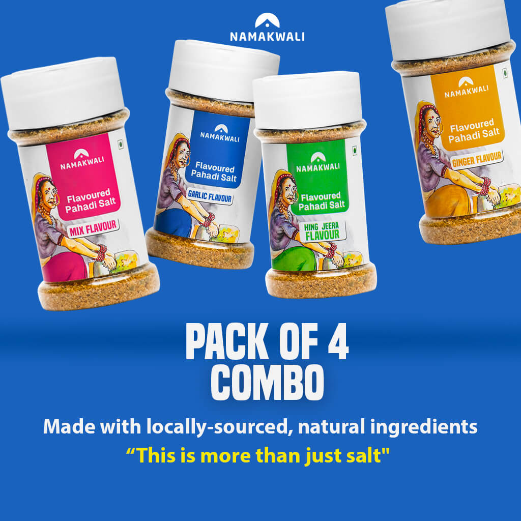 Buy Flavoured Salt (4 Flavour Combo), 260g | Namakwali